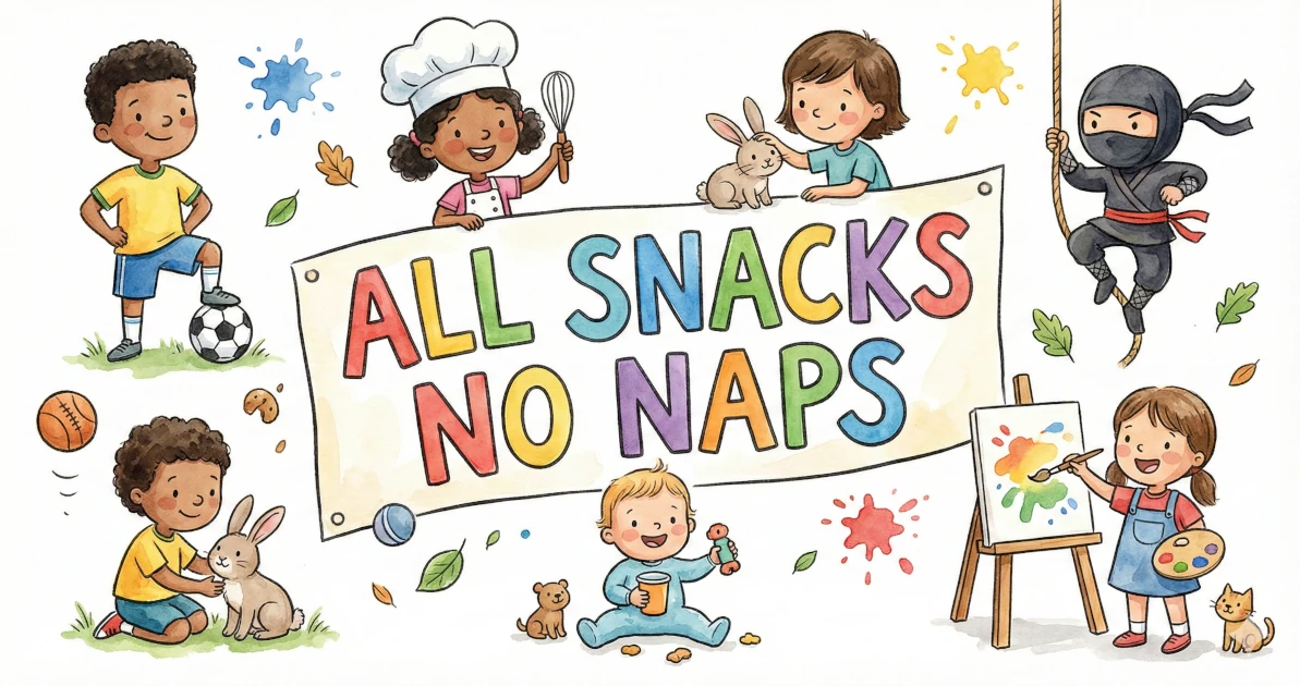 All Snacks No Naps - Explore Amazing Activities